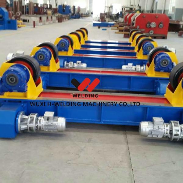 Quality Manual Control Welding Pipe Turning Rolls 40 Ton Lead Screw Adjustable Rotator for sale