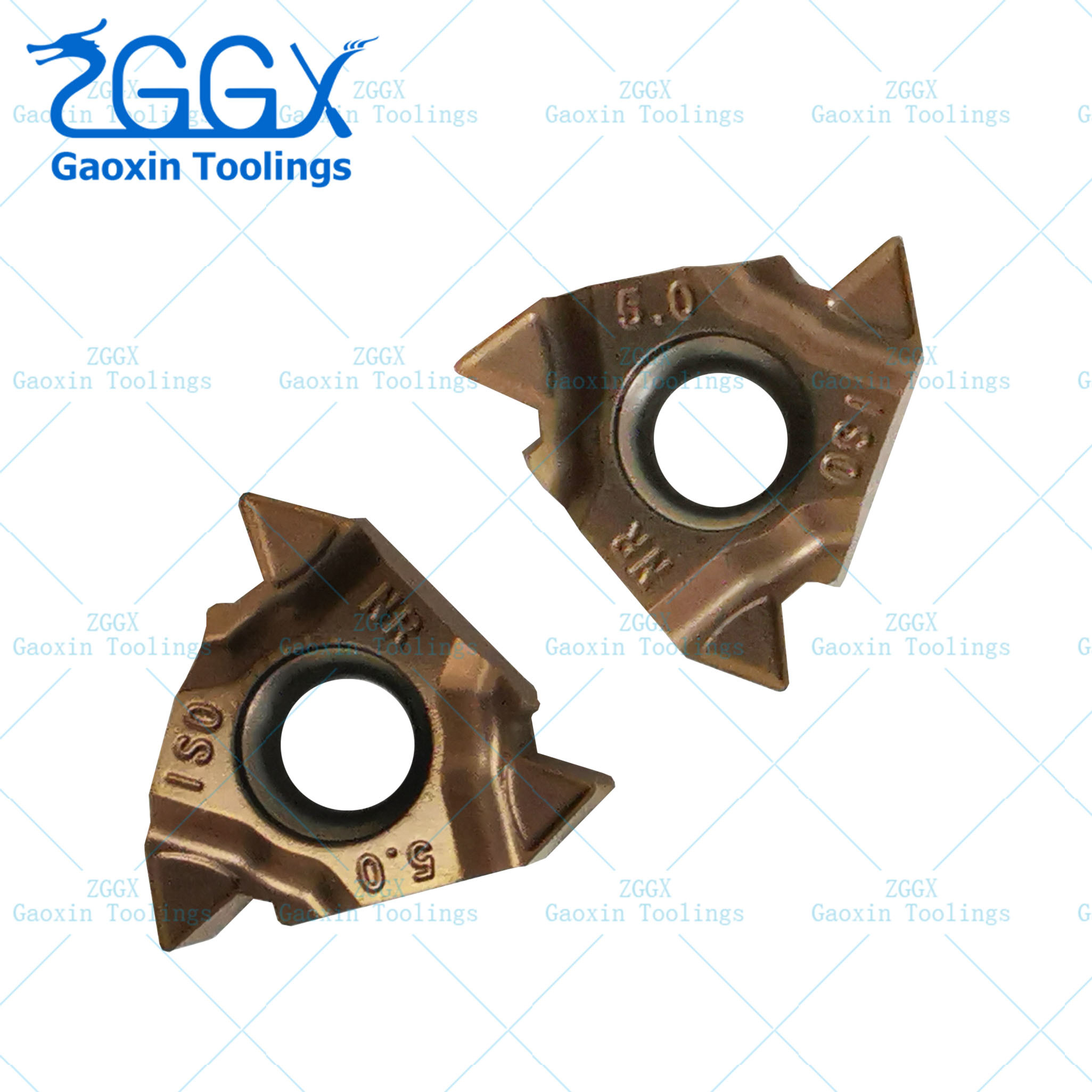 Quality CNC Cemented Carbide Thread Turning Inserts PVD CVD Coating for sale