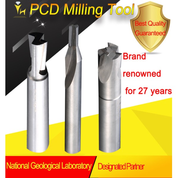 Quality Ultra Precision Two Flutes PCD End Milling Tools for sale