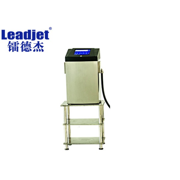 Quality Dry Instantly Logo Inkjet Printer / Batch Number Cij Inkjet Printer 48 Dots for sale