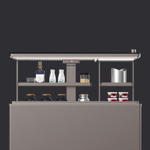 Quality Compressor Embedded Lift Up Ice Table for Aluminum Alloy Multifunctional Coffee for sale
