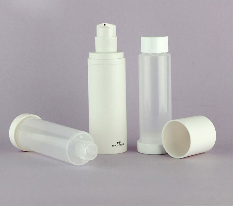 Airless pump bottle production