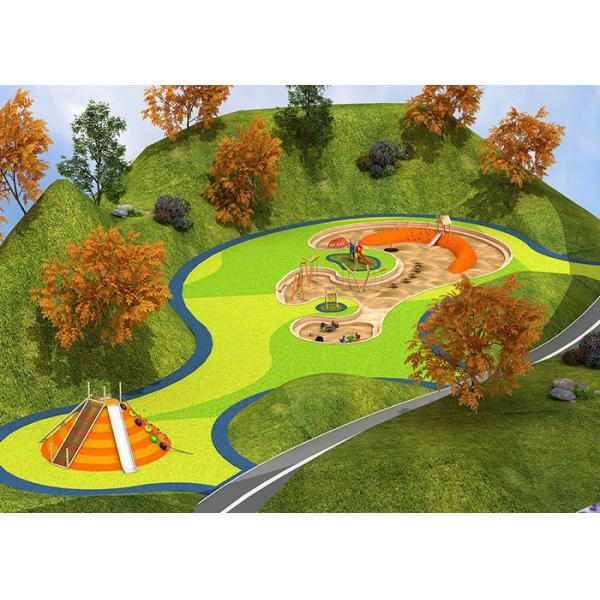 Quality Micro-Terrain Children'S Play Equipment In Parks Toddler Playset for sale
