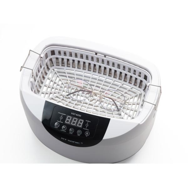 Quality 65W Mini Ultrasonic Jewelry Cleaner , Digital Timer Compact Ultrasonic Cleaner for sale