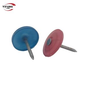 Quality Durable Metal Screw Plastic Cap Nails For House Wrap Aging Resistance Lightweigh for sale
