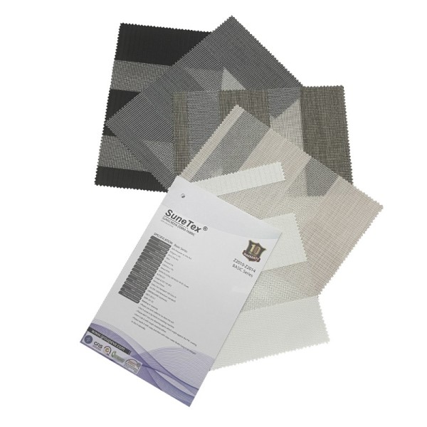 Quality 5% Openness 3m Width FR Solar Double Layer Roller Blinds Fabrics For Window for sale