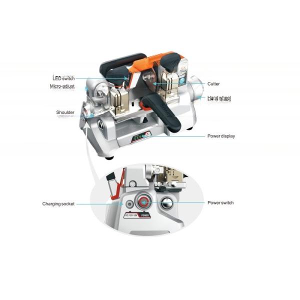 Quality XC-009 Key Duplicating Tool with Working Voltage 110V/220V and 1050 rpm Spindle for sale