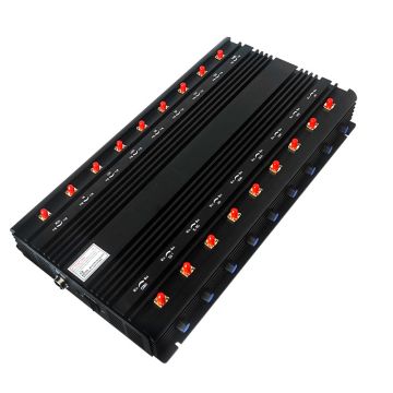 Quality 18 Channel Desktop RF Signal Jammer Cell Phone Signal Blocker Scrambler Isolator for sale