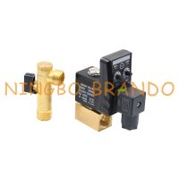 Quality 1/2'' 110V 220V Air Receiver Tank Auto Drain Valve With Strainer for sale