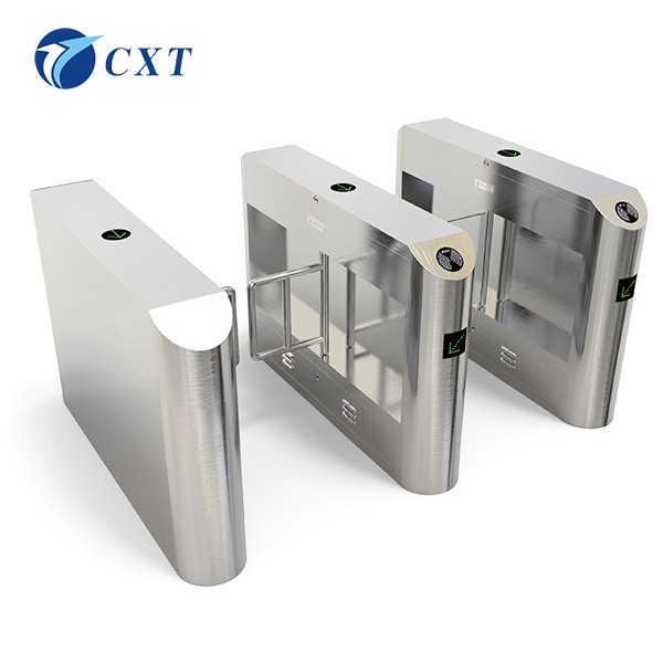 Quality Remote Control Swing Barrier Gate with Face Recognition and 1400mm Length for 25-30 Persons/Minute Flow for sale