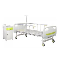 Quality Two Functions Detachable ABS Head &Foot board Medical Bed Manual Hospital Bed for sale