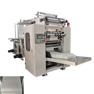 Quality High Speed V Fold Hand Towel Paper Making Machine Facial Tissue Folding Machine for sale