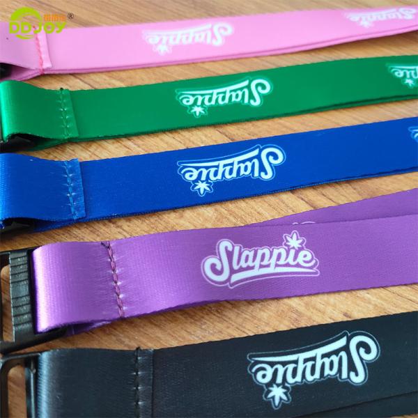 Quality Silk Accessories Dye Sublimation Polyester Lanyards for Keychain Custom Logo 900 for sale