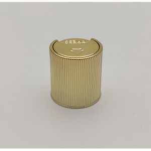 Quality Ribbed Closure Press Top Cap , 20/410 Flip Top Bottle Caps for sale