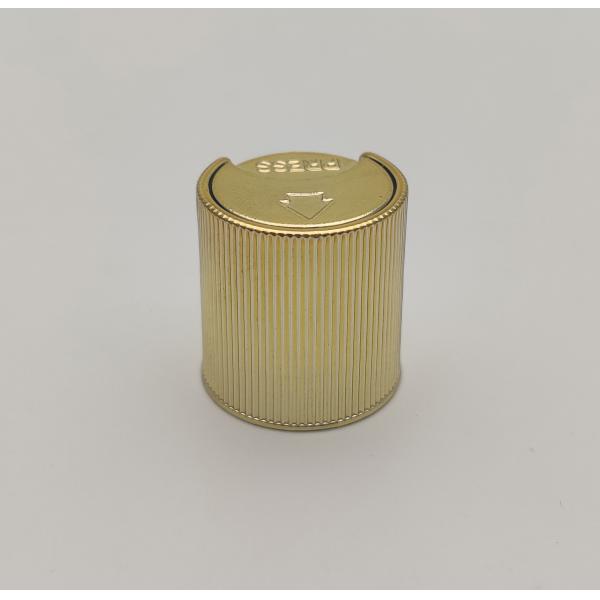 Quality Ribbed Closure Press Top Cap , 20/410 Flip Top Bottle Caps for sale