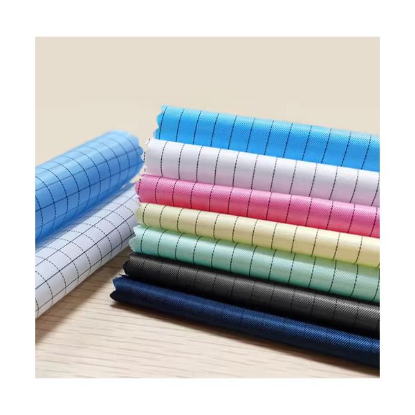 Quality 5mm stripe antistatic fabric, 150 meters per roll, static protection textile for industrial cleanrooms. for sale