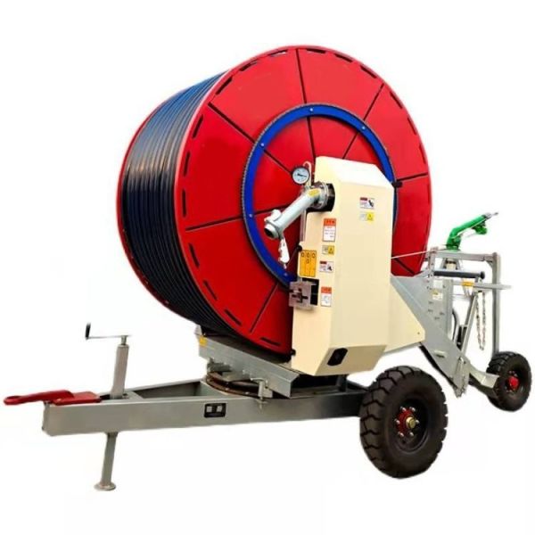 Quality 75 inch Diameter 2024 Hose Reel Machine with Boom 750 KG Farm Irrigation Systems for sale
