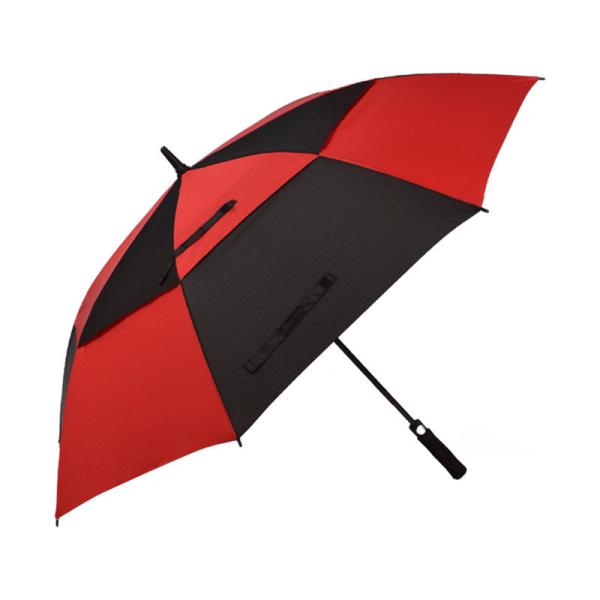 Quality Customized Logo 8-Bone Automatic Double-Layer Golf Men's Umbrella for Stormy for sale