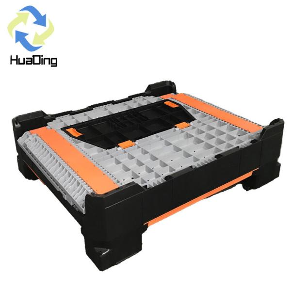 Quality 1-4 Ton Capacity HDPE/PP Large Foldable Plastic Pallet and Storage Containers for sale