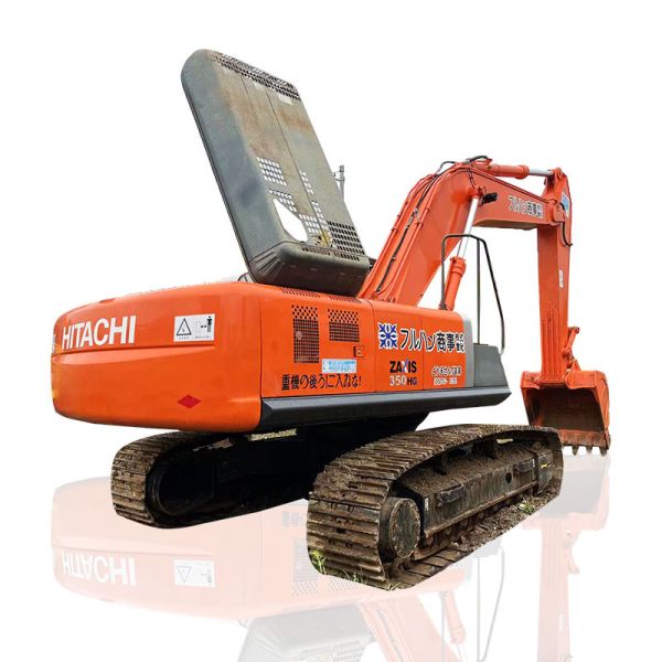 Quality Large Original Used Excavator Hitachi ZX350 202kw Rated Power Quality Guaranteed for sale