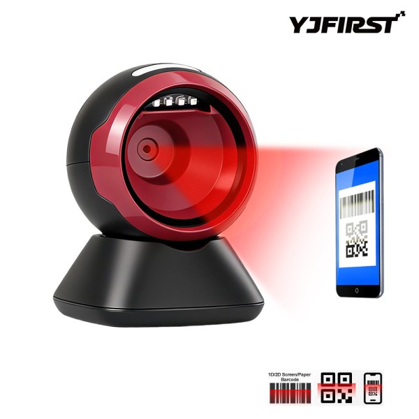 Quality YJFIRST Direct Sale YJ-8010Q 2D Omnidirectional Auto Induction QR Code Scanner for sale