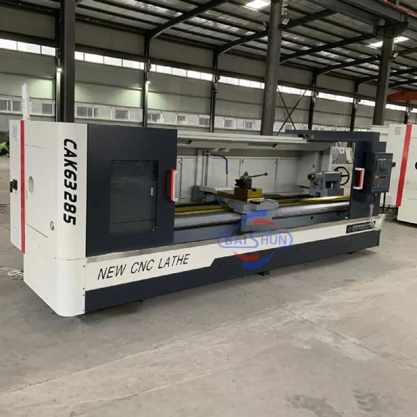 Quality Heavy Duty CNC Flat Bed Lathe Machine 1000mm Workpiece for sale
