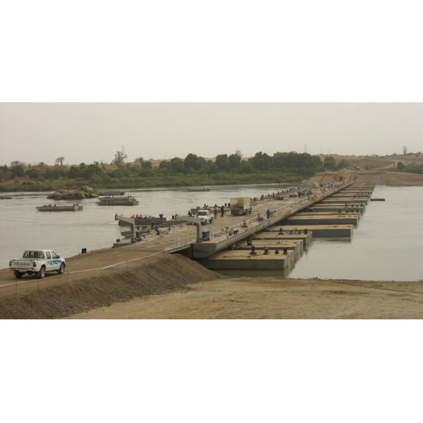 Quality Traffic Temporary floating ribbon bridge For Heavy Equipments for sale