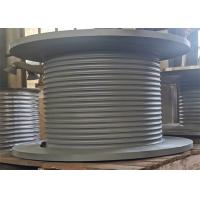 China Tower Crane Winch Drum With Lebus Grooved For Spooling Wire Rope for sale