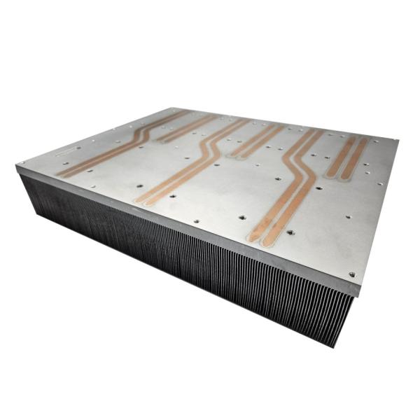 Quality Skiving Fin Process Multiple Heat Pipe Heatsink For Industrial Devices Cooling for sale
