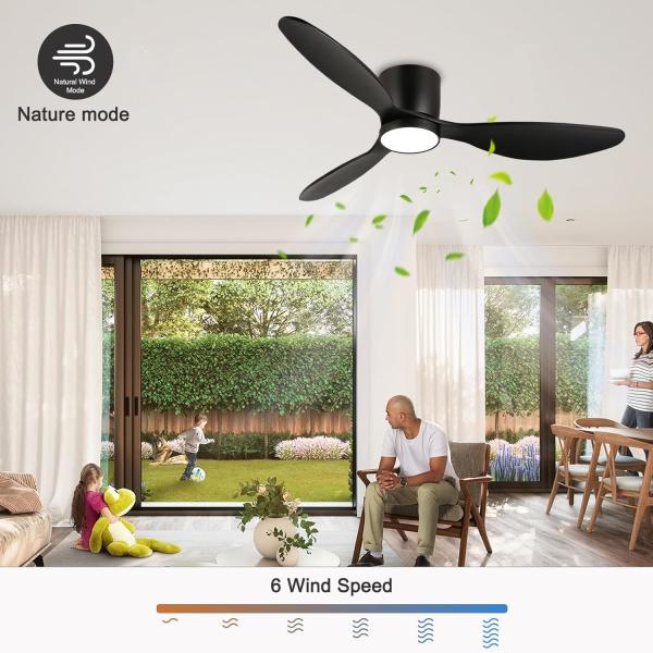 Quality White Black Gold 52 Ceiling Fan With Energy Saving Function for sale