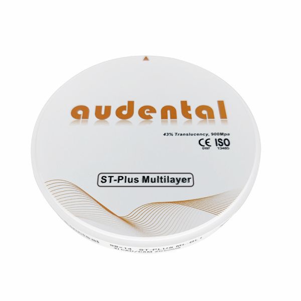 Quality ST/DST Plus Zirconia Multilayer Block CAD CAM Dental Zirconia Blocks A1 Shade for sale