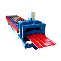 Quality Auto Step Waved Roof Panel Glazed Tile Roll Forming Machine for sale