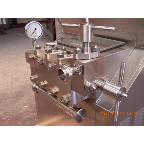 Quality Electric Liquid Food Homogenizer , 2 Stages Homogenization Machine for sale