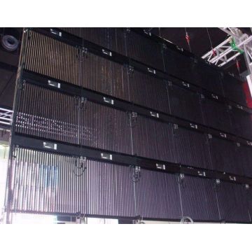 Quality Energy Saving Transparent Led Display , P20 LED Curtain Display Easy To Install for sale