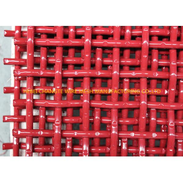 Quality Red 3M Length 45Mn Manganese Steel Wire Screen Mesh for sale
