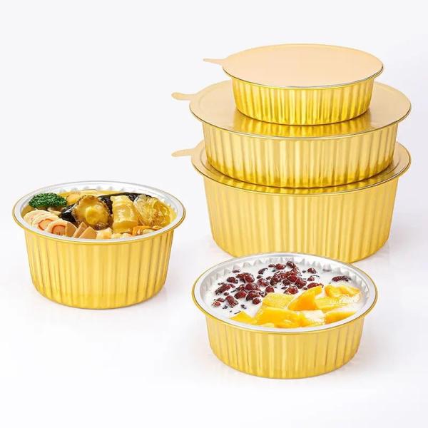 Quality Customized Shape Foil Box Aluminum Foil Container for Cakes in Kitchen for sale