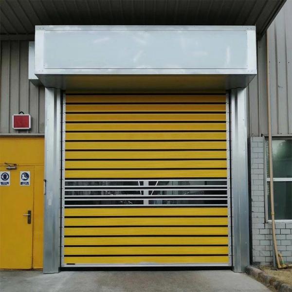 Quality Fast Speed Motor Drive Automatic Roller Door Panel Made Of Two Layers Aluminum for sale