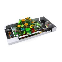 Quality PVC Large Indoor Playground Equipment , 7m Forest Themed Playground for sale