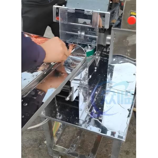 Quality ISO Industrial Shrimp Cutting Machine Multifunctional 850x800x1250mm for sale