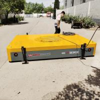 Quality Easily Moved 4 Tons Industrial Trackless Transfer Trolley With Motorized Battery for sale
