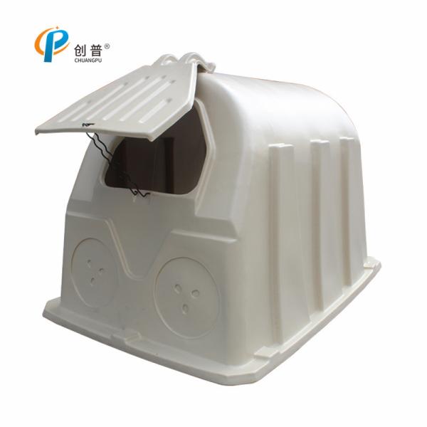 Quality Farm Without Fence 5mm Plastic Calf Hutch 2100*1450*1400mm for sale