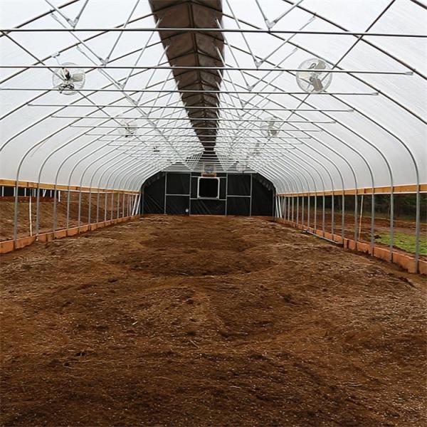 Quality Film Galvanized Sheet Light Deprivation Greenhouse Kits Length 30-60m for sale