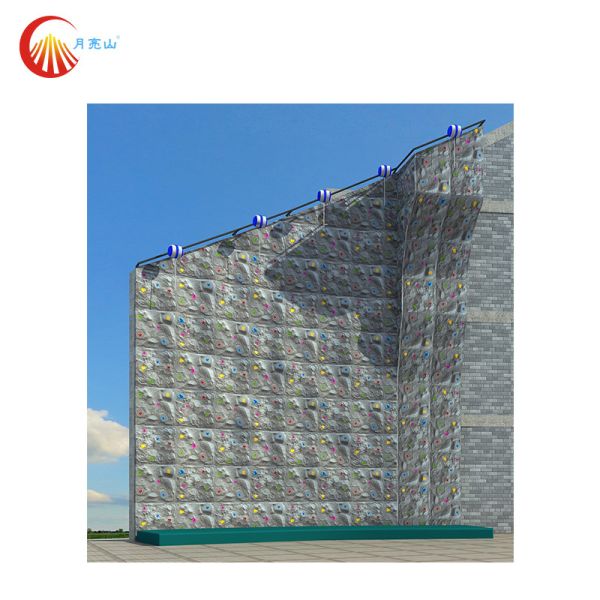 Quality School Park Outdoor Climbing Wall Anti UV Custom Dimension Pattern for sale
