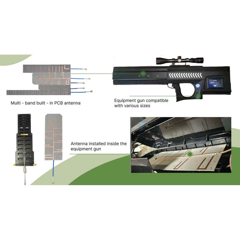 Built-in PCB Board Antenna for Countermeasure Guns