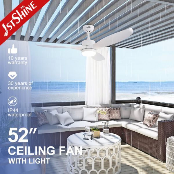 Quality 3 Plastic Blades White LED Ceiling Fan for sale