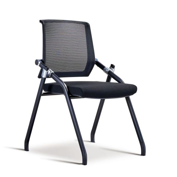 Quality Wholesale Strong Leg Black Plastic Chair Mesh Office Chair Foldable Office Chair for sale