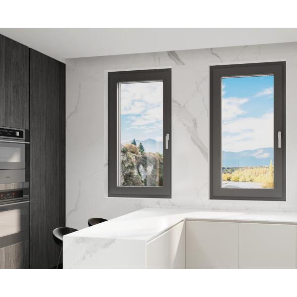 Quality Customized Size Aluminum Alloy Casement Window with Stainless Steel Hardware and 10 Years Warranty for sale