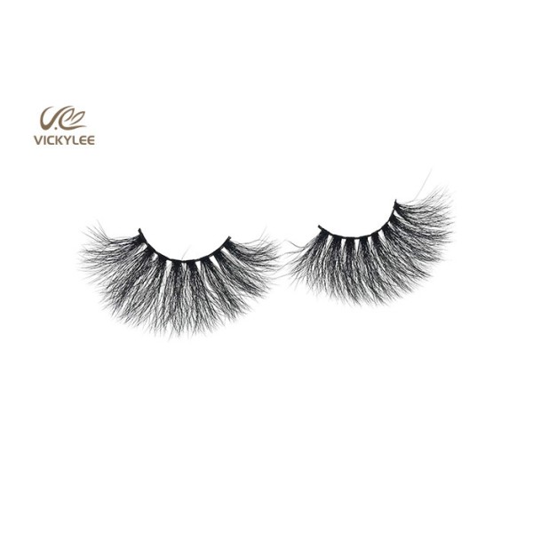 Quality Natural Black Cotton Stalk 27mm False Lashes Dramatic for sale
