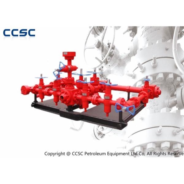 Quality 10000psi Hydraulic Choke Valve , Flanged Connection Adjustable Choke Valve for sale
