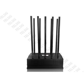 Quality Custom 100W Mobile Network Jammer Device , 10 Antenna Gps Frequency Jammer for sale